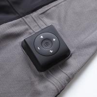 China OEM EMS Training Suit Nylon Black Fitness Sportswear with Wireless Muscle Stimulation 240mAh for sale