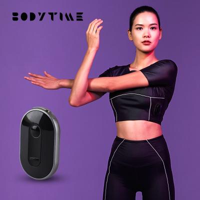China BODYTIME Wireless EMS Training Suit Nylon Black High Waist Fitness Tops for Women SML for sale