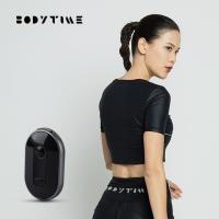 China BODYTIME EMS Body Suit Short Sleeve Cycling Jersey Nylon Black SML Custom Logo for sale