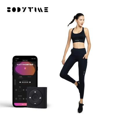 China Wireless EMS Smart Training Leggings Black Nylon 32 Intensity Levels 240mAh Battery for sale