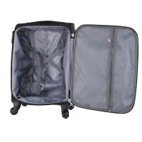 China 2026 3 Pcs Custom Wholesale Travel Soft Suitcase High Quality Trolley Bag Fabric Luggage for Business for sale