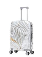 China 3pcs High Quality Travel Trolley 4 Wheels ABS+PC print Luggage Trolley Suitcases  Sets for Long-distance Travel for sale