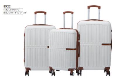 China 3pcs High Quality Travel Trolley 4 Wheels abs luggage set for Long-distance Travel for sale