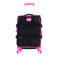 China 2026 3 Pcs Custom Wholesale Travel Soft Suitcase High Quality Trolley Bag Fabric Luggage for Business for sale