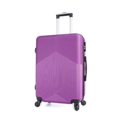 China New style High Quality Travel Trolley 4 Wheels ABS Luggage Trolley Suitcases  Sets for Long-distance Travel for sale