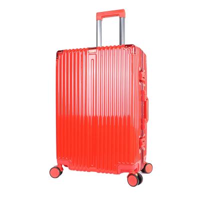 China High Quality Travel Trolley 4 Wheels ABS with aluminum frame Luggage Trolley Suitcases  Sets for Long-distance Travel for sale