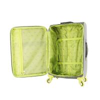 China 2026 3 Pcs Custom Wholesale Travel Soft Suitcase High Quality Trolley Bag Fabric Luggage for Business for sale