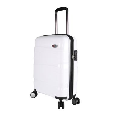 China 3pcs PP Luggage Set with 360° Double Wheels and TSA Lock for Long-Distance Travel for sale