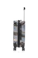 China 3pcs High Quality Travel Trolley 4 Wheels ABS+PC print Luggage Trolley Suitcases  Sets for Long-distance Travel for sale