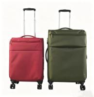 China 3 Pcs Custom Wholesale Travel Soft Suitcase High Quality Trolley Bag Fabric Luggage for Business for sale