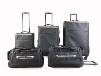 China 5 Pcs Custom Wholesale Travel Soft Suitcase High Quality Trolley Bag Fabric Luggage for Business for sale