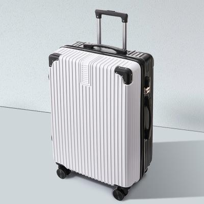 China 3pcs High Quality Travel Trolley 4 Wheels ABS+PC print Luggage Trolley Suitcases  Sets for Long-distance Travel for sale