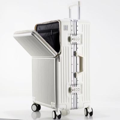 China 3pcs High Quality Travel Trolley 4 Wheels ABS+PC print Luggage Trolley Suitcases  Sets for Long-distance Travel for sale