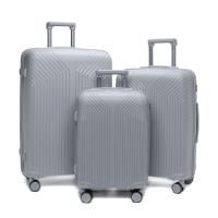 China 3pcs PP Luggage Set with 360° Double Wheels and TSA Lock for Long-Distance Travel for sale