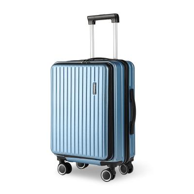 China 3pcs High Quality Travel Trolley 4 Wheels PC Luggage Trolley Suitcases  Sets for Long-distance Travel for sale