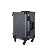China 3pcs High Quality Travel Trolley 4 Wheels ABS Luggage aluminum frame Trolley Suitcases  Sets for Long-distance Travel for sale