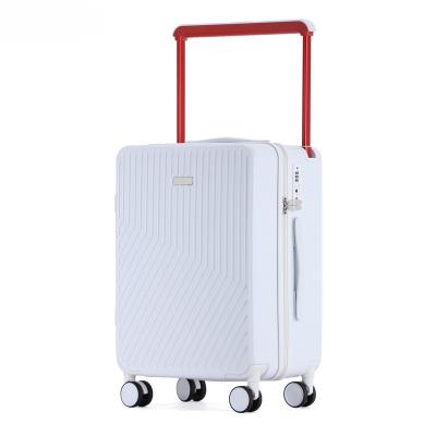 China 3pcs High Quality Travel Trolley 4 Wheels PC Luggage Trolley Suitcases  Sets for Long-distance Travel for sale