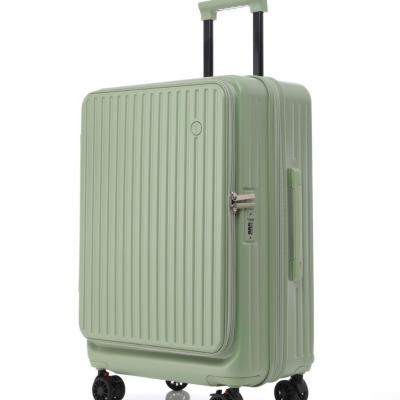 China 3pcs High Quality Travel Trolley 4 Wheels PC Luggage Trolley Suitcases  Sets for Long-distance Travel for sale