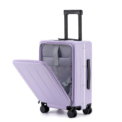 China 3pcs High Quality Travel Trolley 4 Wheels PC Luggage Trolley Suitcases  Sets for Long-distance Travel for sale