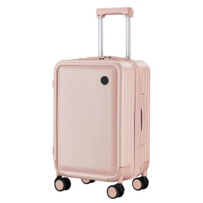 China 3pcs High Quality Travel Trolley 4 Wheels PC Luggage Trolley Suitcases  Sets for Long-distance Travel for sale