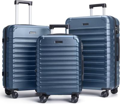 China 3pcs High Quality Travel Trolley 4 Wheels ABS Luggage Trolley Suitcases  Sets for Long-distance Travel for sale
