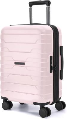 China 3pcs High Quality Travel Trolley 4 Wheels PC Luggage Trolley Suitcases  Sets for Long-distance Travel for sale