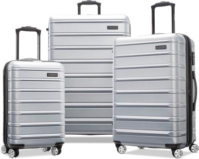 China 3pcs High Quality Travel Trolley 4 Wheels PC Luggage Trolley Suitcases  Sets for Long-distance Travel for sale