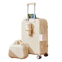 China High Quality Travel Trolley 4 Wheels ABS Luggage Trolley Suitcases  Sets for Long-distance Travel for sale