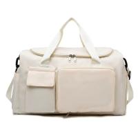 China Large Capacity Travel Gym Bag Wet Dry Separation Foldable Luggage Bag Shoe Compartment Portable Handheld Sports Bag for sale