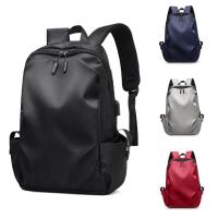 China New Large Capacity Unisex Casual Oxford Backpack Multi-functional Simple USB Rechargeable Laptop Bag Business for sale