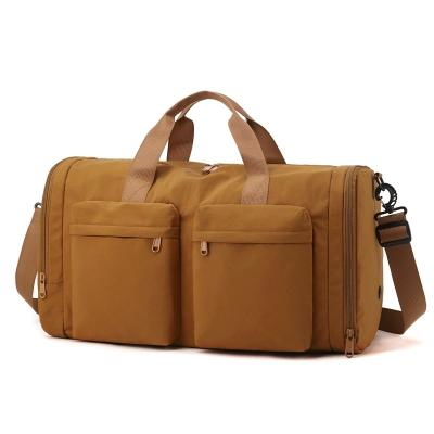 China New Waterproof Lightweight Large-Capacity Foldable Travel Bag with Wet and Dry Separation, Shoe Compartment, and Gym Bag for sale
