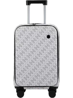 China Travel Accessories  PC Suitcase with Laptop Compartment 20-26 Inch Spinner Wheels Lightweight Waterproof Unisex for sale