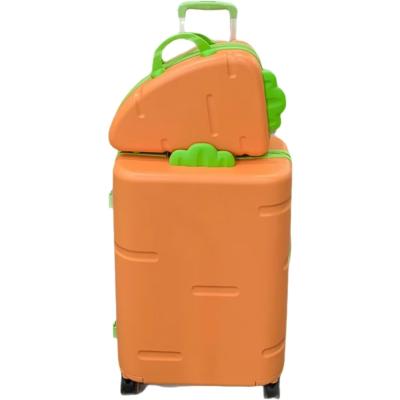 China New Arrival Carrot Suitcase Trolley Case 20