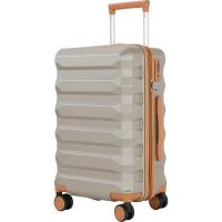 China New Style Large Capacity PC Spinner Suitcase, 20 Inch Zipper Carry-on Trolley Case for sale