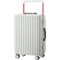 China New Style Waterproof Simple Aluminum Frame Trolley Case, Student Travel Suitcase with Spinner Wheels, Lightweight for Business Trip for sale