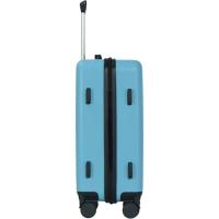 China Custom 20-Inch ABS Carry-On Luggage Large Capacity Impact-Resistant Trolley Suitcase for sale