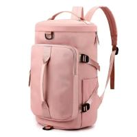 China Wholesale Custom Logo Waterproof Polyester Sports Travel Bag Heavy Duty Zipper Durable Lightweight Portable Casual Gym Fitness for sale