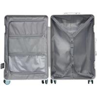 China Wholesale Custom Logo Hard Shell Aluminum Luggage Large Capacity Aluminum Frame Suitcase Luggage for sale