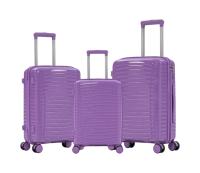 China 3pcs High Quality Travel Trolley 4 Wheels PP Luggage Trolley Suitcases Sets for Long-distance Travel for sale