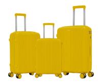 China 3pcs High Quality Travel Trolley 4 Wheels PP Luggage Trolley Suitcases Sets for Long-distance Travel for sale