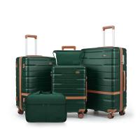 China Factory Direct 28-Inch Large-Capacity ABS Three-Piece Trolley Case 20-Inch Universal Wheel Boarding Luggage Polyester for sale
