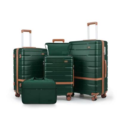 China Factory Direct 28-Inch Large-Capacity ABS Three-Piece Trolley Case 20-Inch Universal Wheel Boarding Luggage Polyester for sale