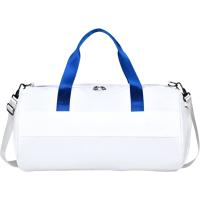China White Wet and Dry Separation Sports Gym Bag Shoes Compartment Large Capacity Travel Duffel Bag for sale