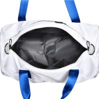 China White Wet and Dry Separation Sports Gym Bag Shoes Compartment Large Capacity Travel Duffel Bag for sale