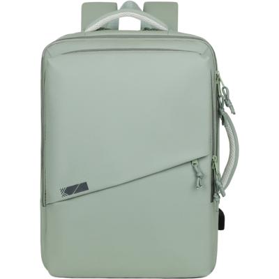 China Oxford Waterproof USB Laptop Backpack with Zipper Closure Large Capacity for Men & Women for sale