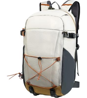 China Large Capacity 30L Anti-Theft Outdoor Backpack for Men and Women Soft Polyester Material with Zipper Closure for sale
