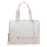 China Custom Canvas Travel Tote Bag with Shoes Compartment Carry-on Clothing Duffel Golf Sport Boston Bag for sale