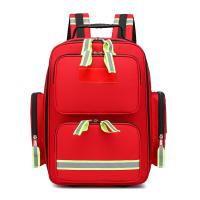 China Reflective Striping Emergency Bag Rescue First Aid With Padded Back Medical Backpack for sale