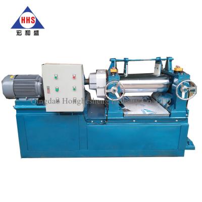China 160x350mm Silicone Plastic Used Rubber Mixing Mill Open Rubber Mixing Machine for sale