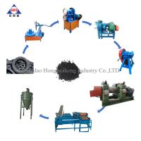 China 98% Purity Rubber Tires Recycling Machines For Nylon Fiber Separating for sale
